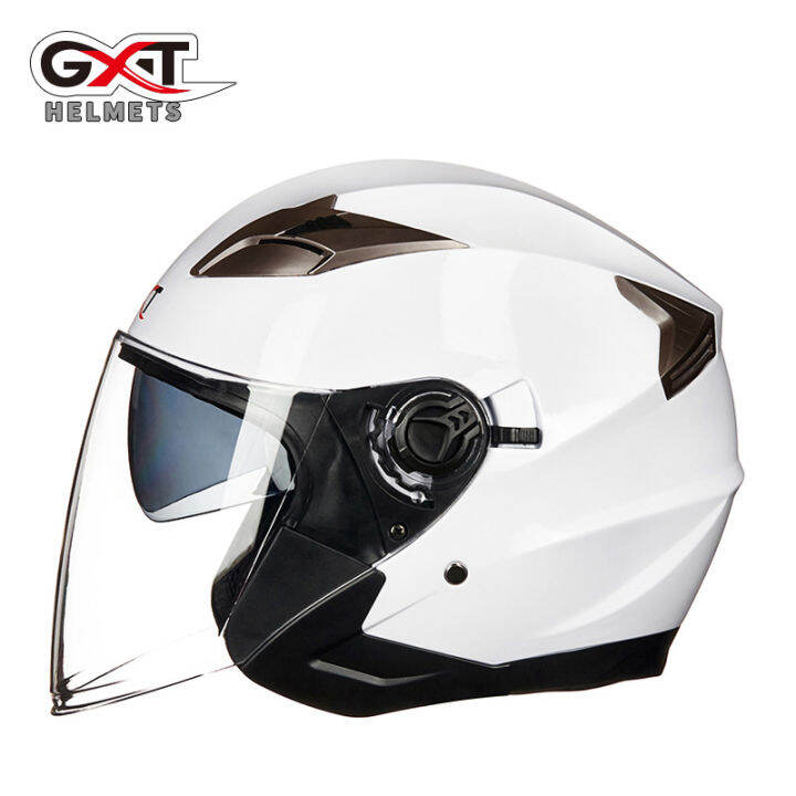 New GXT summer double lens motorcycle helmets open Face Motorbike ...
