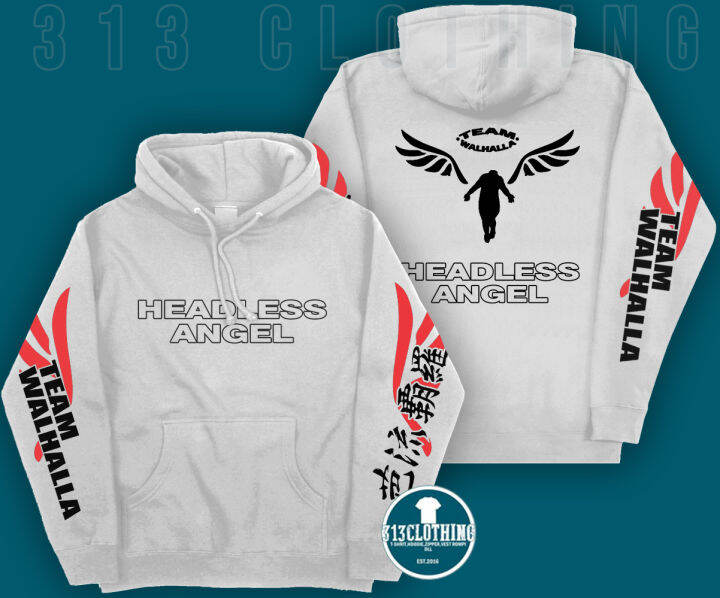 Jaket Hoodie Sweater Tokyo Revengers Valhalla Team Walhalla Headless ...
