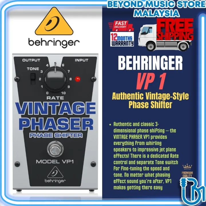 BEHRINGER VP1 Authentic Vintage-Style Phase Shifter | Lazada