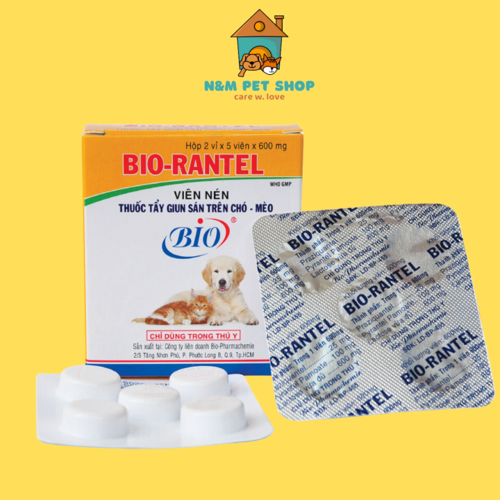 Bio Rantel, tẩy g.i.u.n s.á.n cho chó mèo | Lazada.vn