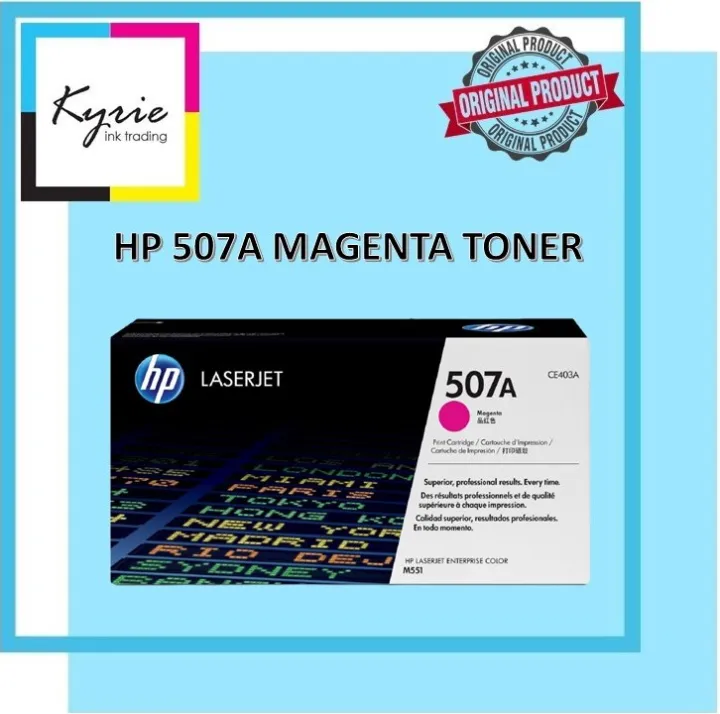 HP 507A Magenta Original LaserJet Toner Cartridge (CE403A) | Lazada PH