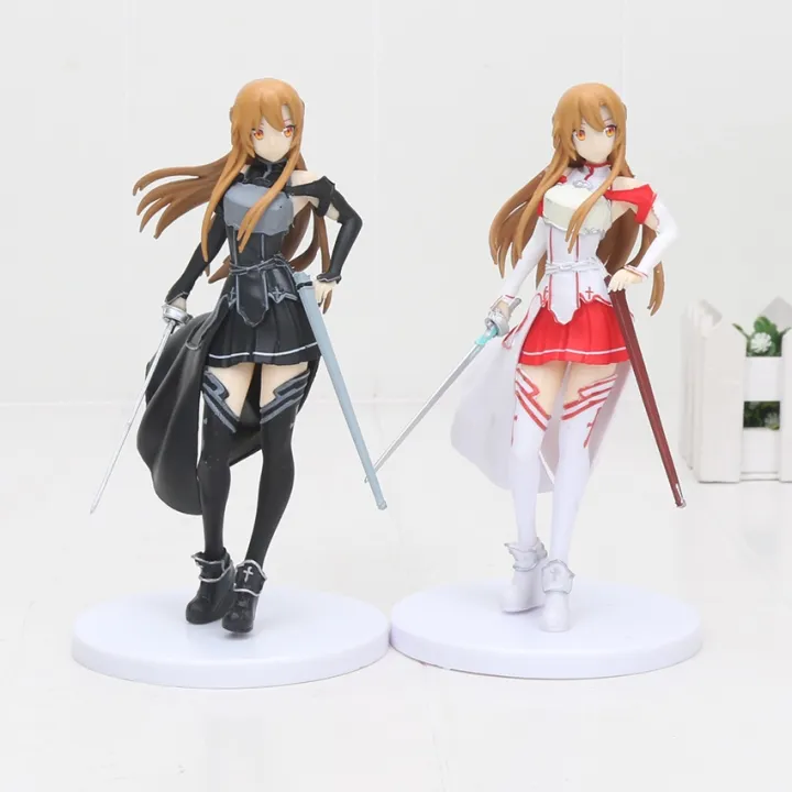 Anime SQ Sword art online Asuna Collection Action Figure SAO Yuuki ...