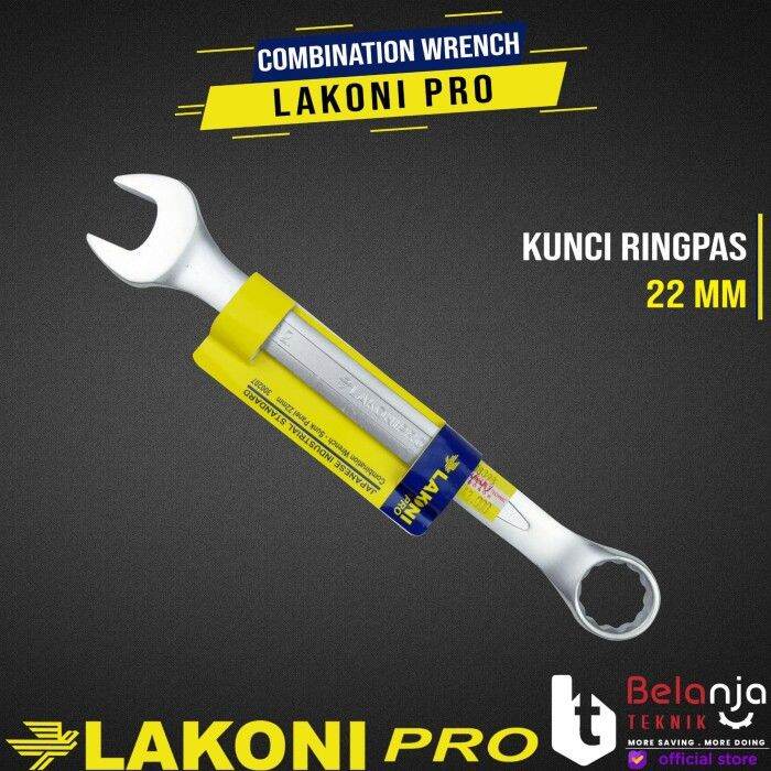 LAKONI PRO Kunci Ring Pas 22 mm Combination Wrench Sunk Panel 22mm ...