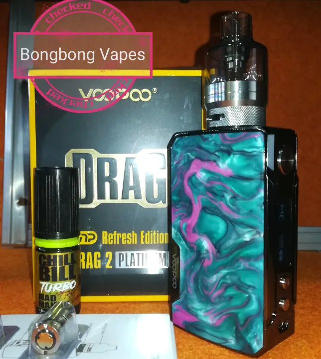 Voopoo Drag 2 refresh edition vape starter kit (mod and atomizer only ...