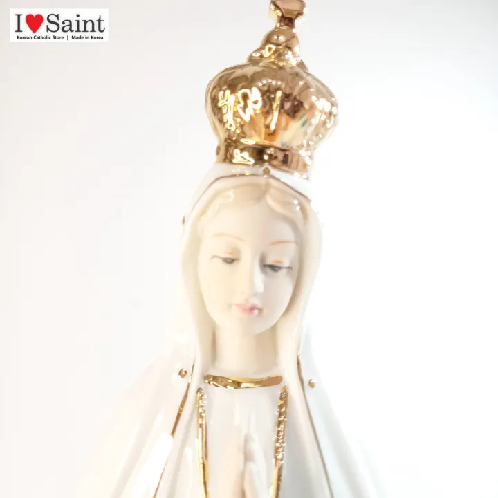 Our Lady of Fatima 31cm Ceramic Statue Catholic Religious Mama Mary ...