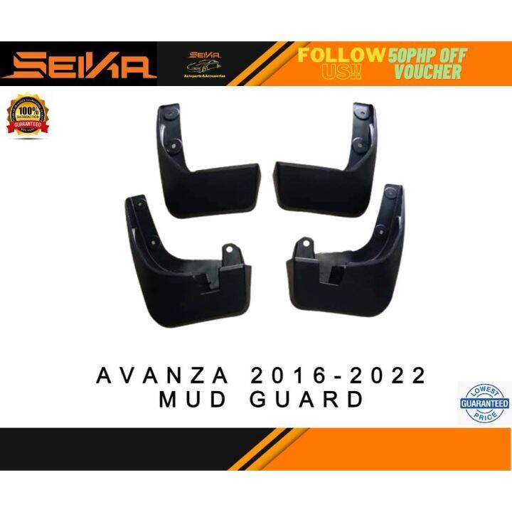 Toyota Avanza 2016-2022 Mud Guard - Mud Flaps - Splash Guards | Lazada PH