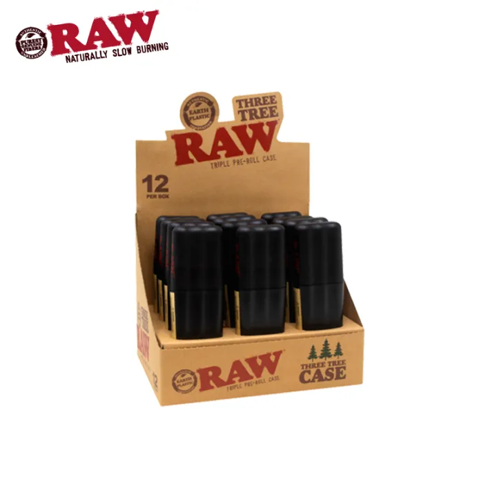 Raw Three Tree Case - Three Cone Case Triple Pre-Roll Cone Pen Case ...
