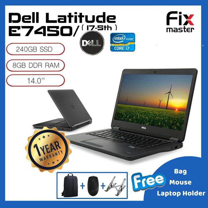 Dell Latitude E7450 - 14" HD / Intel Core i7-5th / 8GB 16GB Ram/ 256GB 512GB SSD/ WINDOW 10 PRO ...