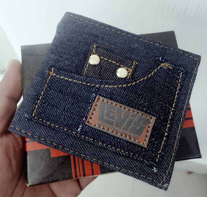 DOMPET PRIA DOMPET BAHAN JEANS/KANVAS DOMPET DISTRO LIPAT DUA UKURAN ...