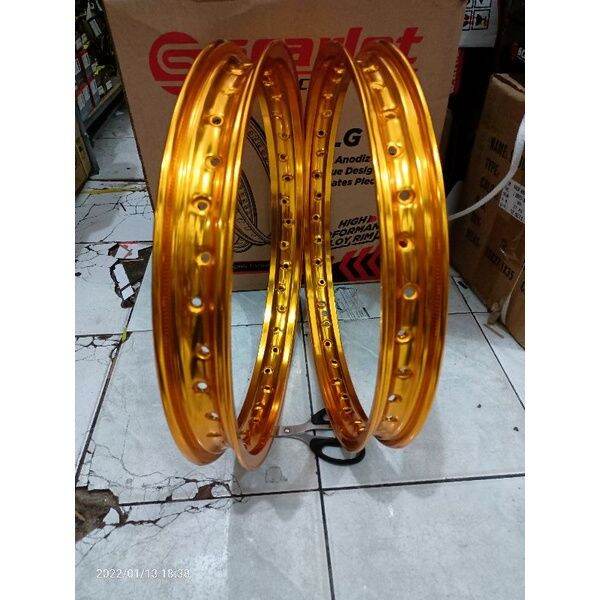 VELG SCARLETT RING 17 X160/140 GOLD KILAT VELG MODEL TK VELG MODEL TDR ...