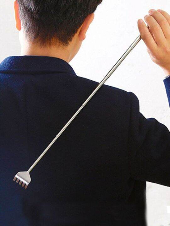 Handheld Scratching Tool Stainless Steel Telescopic Back Scratcher ...