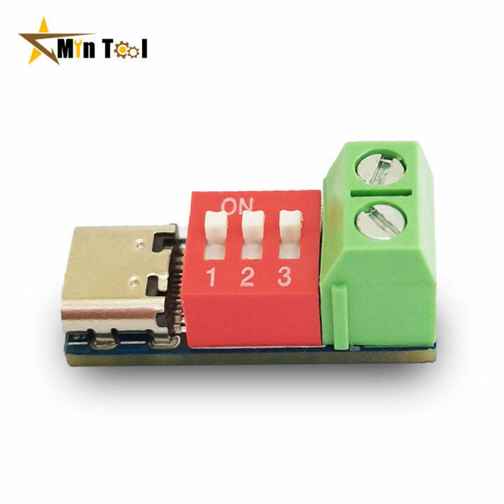 Type-C PD QC Trigger 5V~20V DC Adjustable Voltage Module Dial ...