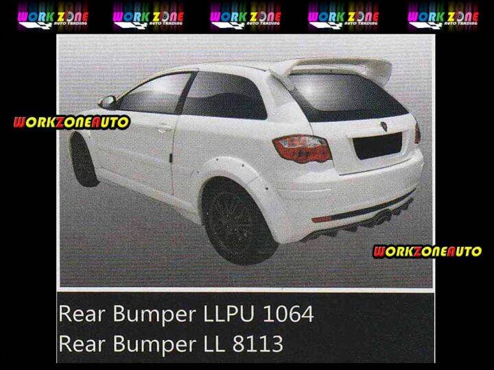 LLPU1064 Proton Satria Neo PU Rear Bumper (CPS) Body kit Bodykit | Lazada