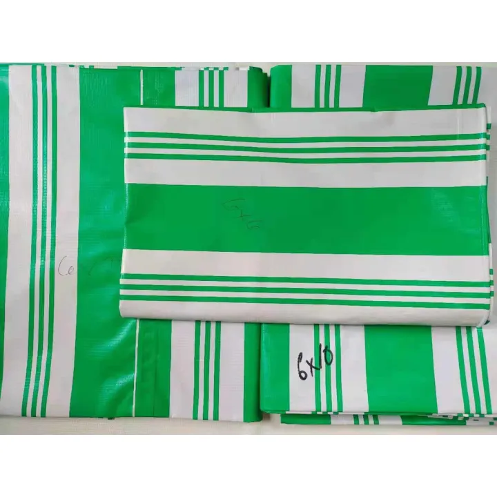 ♂Stripes Tarpaulin Trapal Tolda Lona SunandRain protection(6x6--6x10ft ...