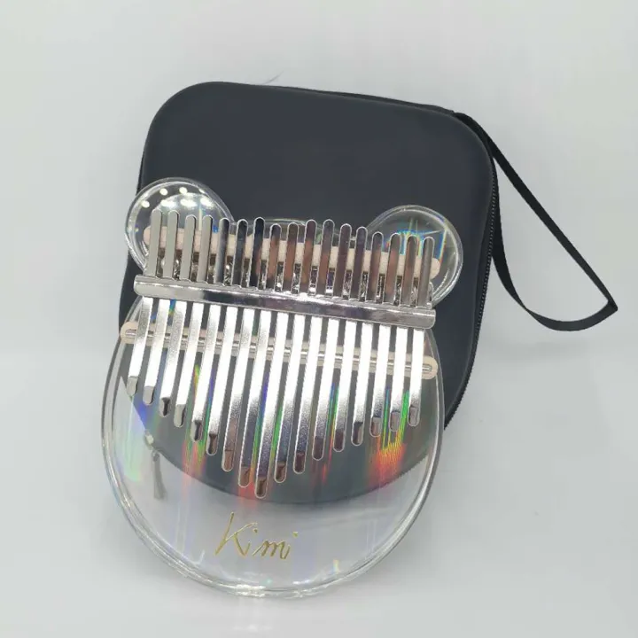 17 key Kalimba rainbow color Acrylic Thumb Piano 17 Keys Mbira ...