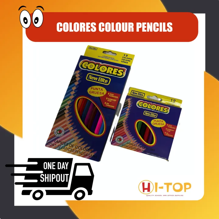 Colores Color Pencil Budget Color Pencil 12s Long & Short Wooden ...