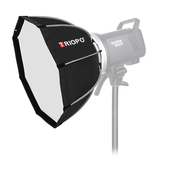 Triopo K55 Foldable Octagonal Softbox 55cm with Bowen Mount Lighting ...