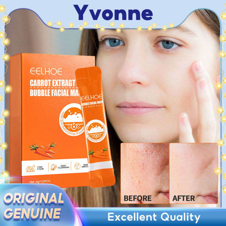 EELHOE Carrot Bubble Facial Mask Facial Deep Cleaning Shrink Pore ...