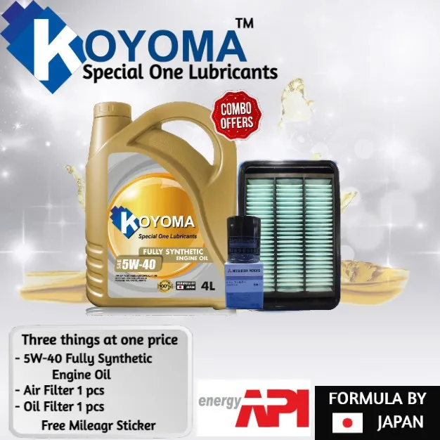 MITSUBISHI LANCER(2007-2017)/PROTON INSPIRA AIR FILTER + OIL FILTER ...