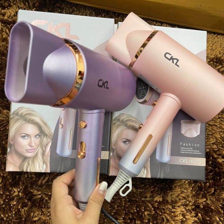 ไดร์เป่าผมรุ่นพกพา CKL 6270 งานเกาหลี สีพาสเทล ละมุนมากก 1200 วัตต์ ลมแรงสะใจ | Lazada.co.th