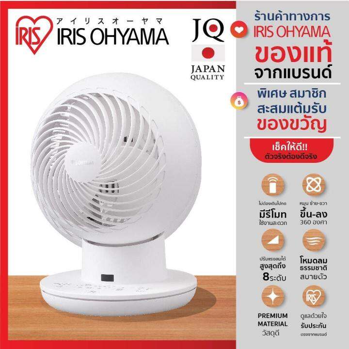พัดลมหมุนเวียนอากาศ พัดลมตั้งโต๊ะ ไอริส โอยามะ IRIS OHYAMA WOOZOO รุ่น PCF-SC15T | Lazada.co.th