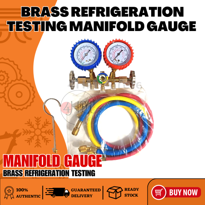 4HMC Brass Refrigeration Testing Manifold Gauge Testing Manifold For ...