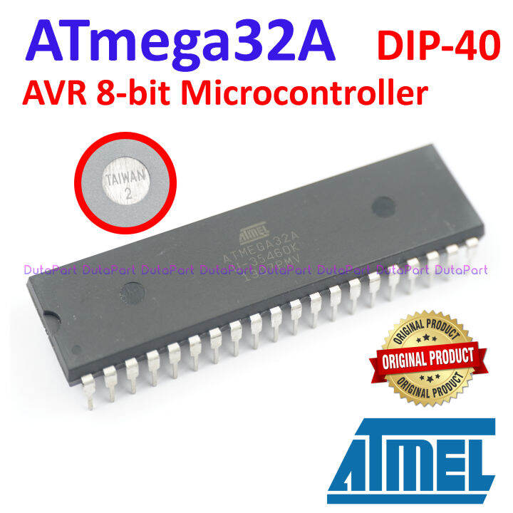 Atmega32a Atmega32 Atmega32a U Atmega32a Pu Avr Original Atmel Dip 40