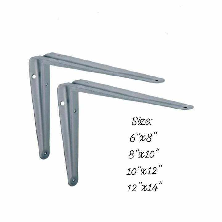 1PAIR L-Bar Shelf Bracket Metal Support | Lazada PH