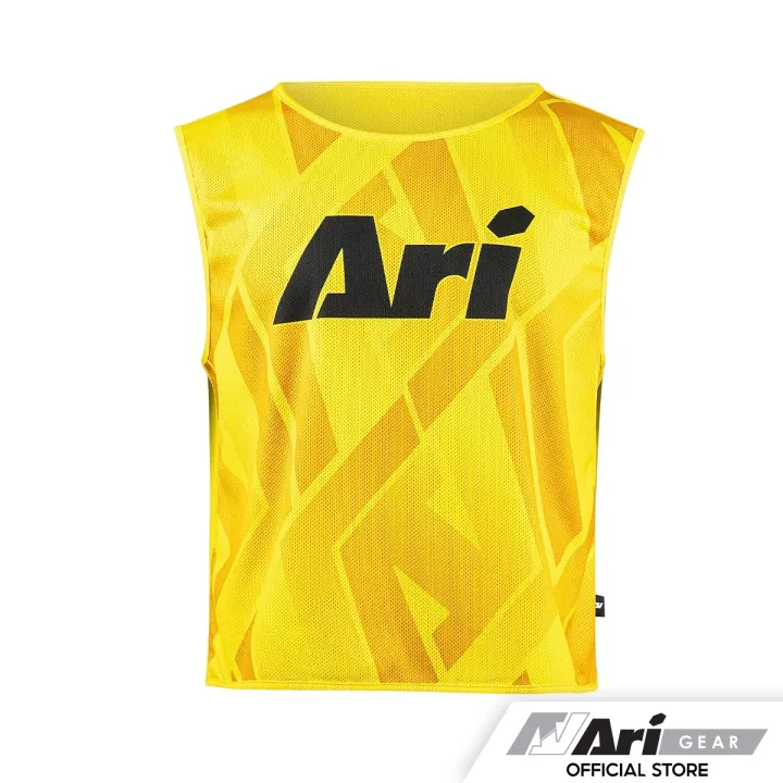 ARI AFHEX BIB - YELLOW/BLACK เสื้อฝึกซ้อม AFHEX สีเหลือง | Lazada.co.th