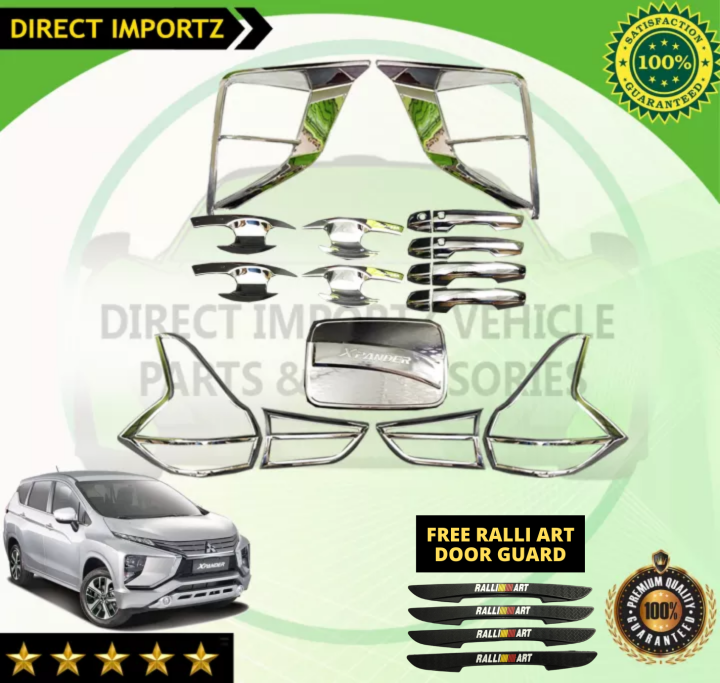 Mitsubishi Xpander Cross 2021 to 2022 Garnish Cover Combo Set Chrome ...