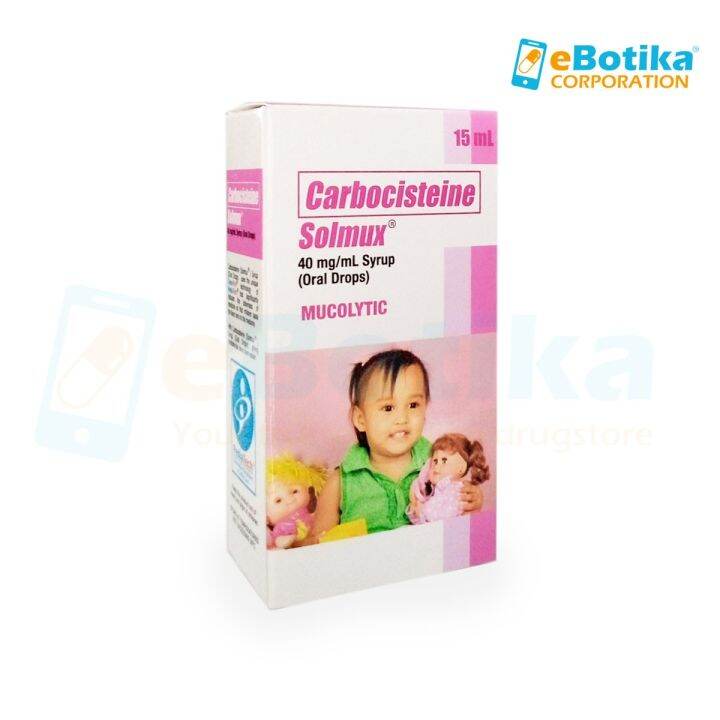Solmux (Carbocisteine) 15mL Oral Drops For Relief Of Children's Cough ...