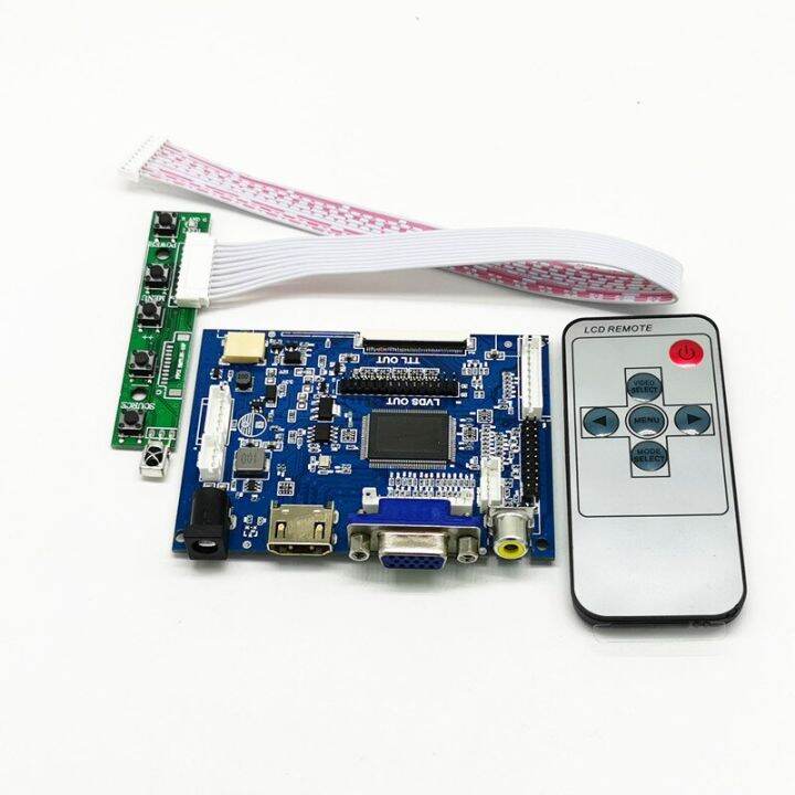 LCD Display TTL LVDS Controller Board HDMI VGA 2AV 6.5 Inch 7 Inch 8 Inch 9 Inch 50PIN For ...