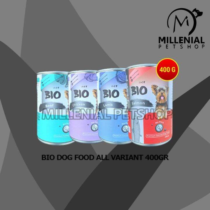 Makanan Basah Anjing Bio Dog Kaleng Can Wet Food 400gr | Lazada Indonesia