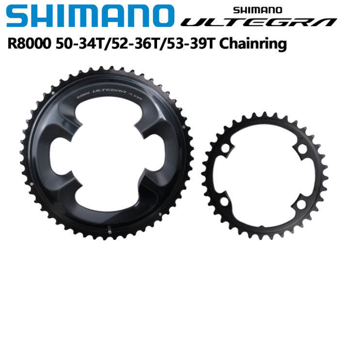 Shimano Ultegra R8000 Chainring 11 Speed Road Bike 110BCD Chainring 34T 36T 39T 50T 52T 53T ...