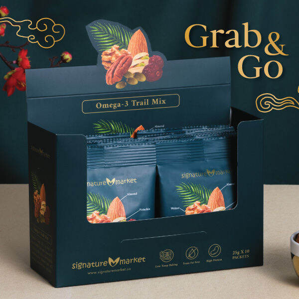 Signature Market Omega-3 Trail Mix Daily Pack (25g x 10sachets) | Lazada