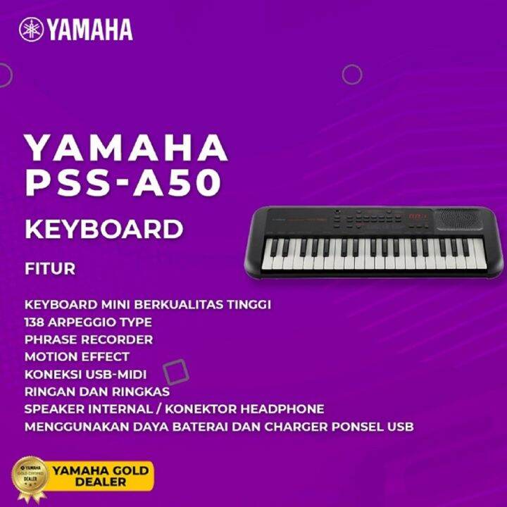 Keyboard Mini YAMAHA PSS A50 A 50 Original | Lazada Indonesia