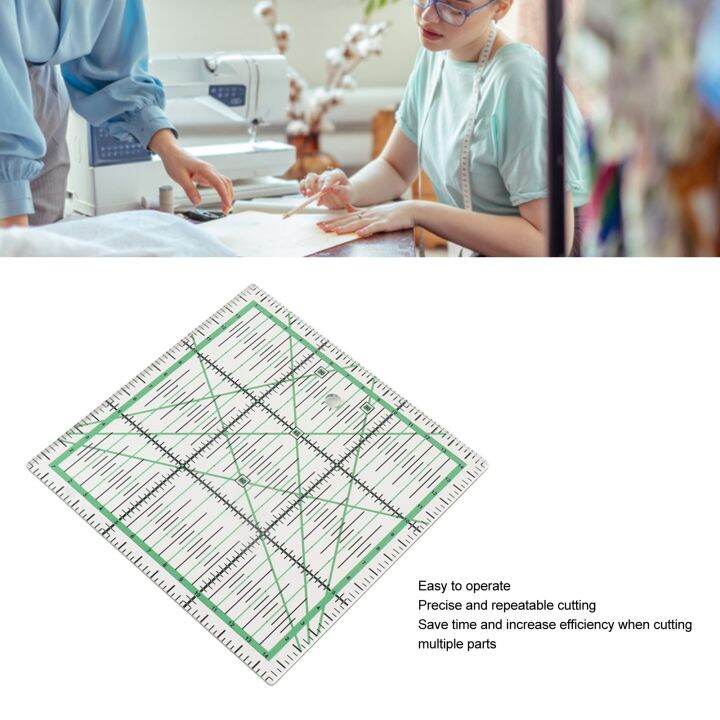 Grid Quilt Rulers, Acrylic Quilting Ruler Lightweight Transparent ...