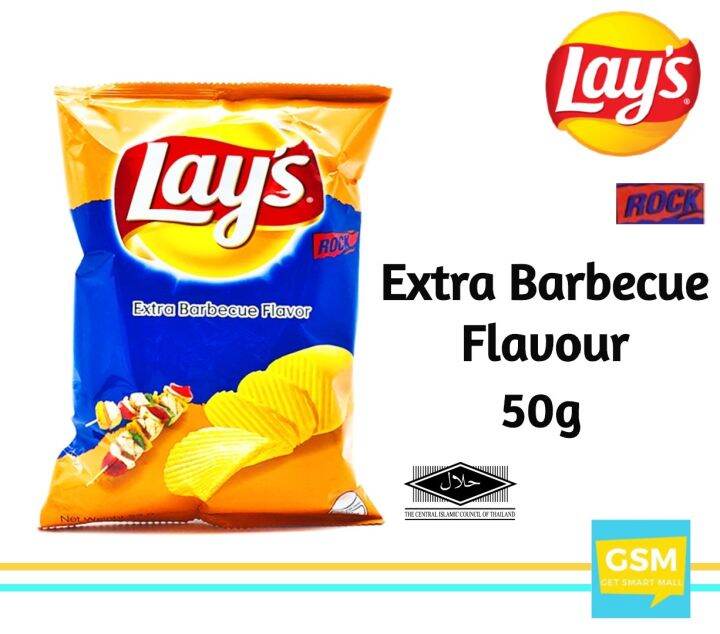 Lay's Potato Chips - Extra BBQ 50g | Lazada