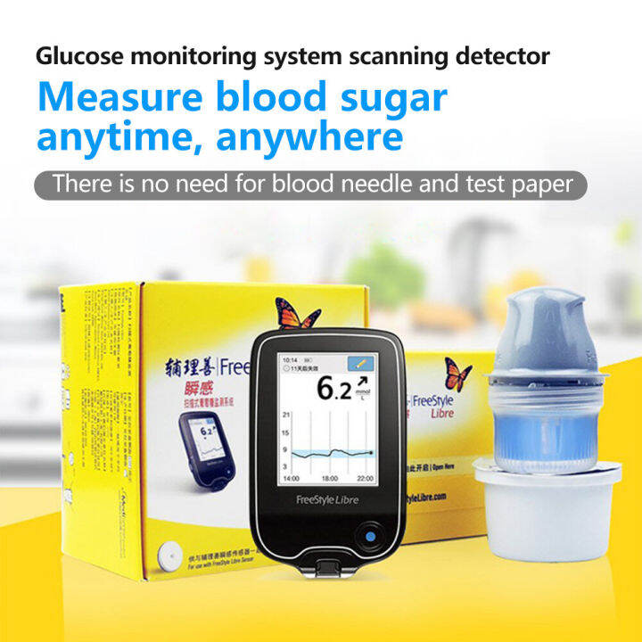 Freestyle Libre 24h Real Time Monitoring Blood Glucose Meter Tester ...