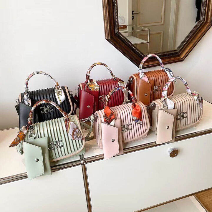 กระเป๋า Choberry หน้า CHC หนังจีบเรียบ พร้อมกระเป๋าลูก รุ่น L8692(จ92 ...