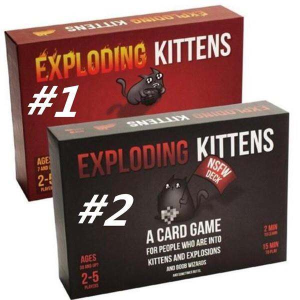 【Ready stock】 Exploding Kittens Original OR NSFW Edition Explicit Content Card Party Game ...