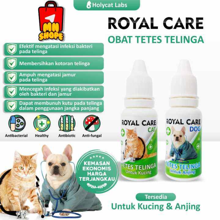 ROYAL CARE OBAT TETES TELINGA steril untuk infeksi bakteri ampuh dan ...