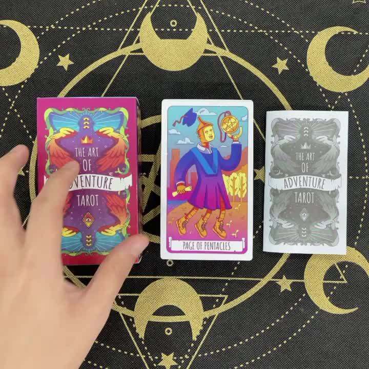 Big Size Tarot 12x7 Cards Mysterious Trading Spiritual Altar Board Deck ...