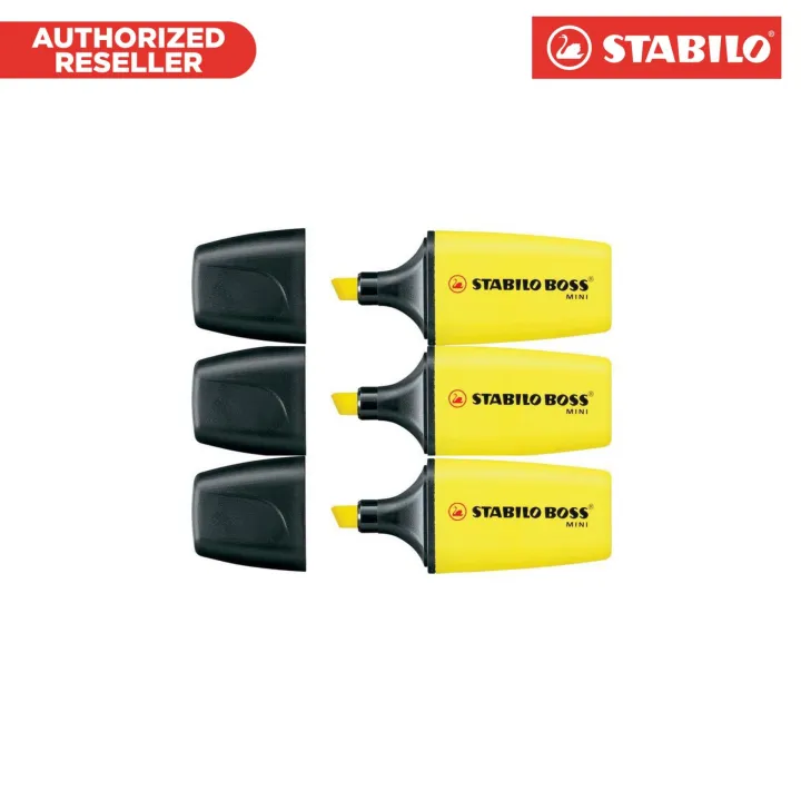 STABILO Boss Mini - Yellow 3s | Lazada PH