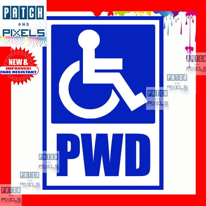 PWD Sticker PVC Metal Sheet Sign/Poster | Lazada PH