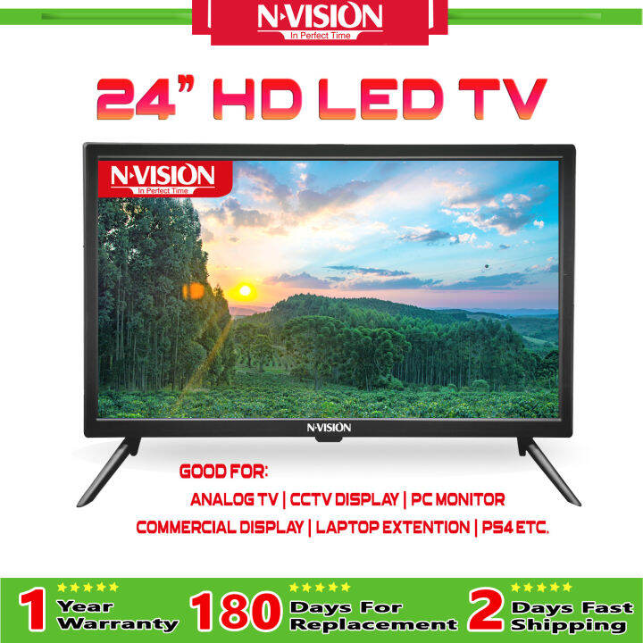 Nvision 24 27 Inch Hd 720P Basic Led Tv With Wall Bracket Add On Tv ...