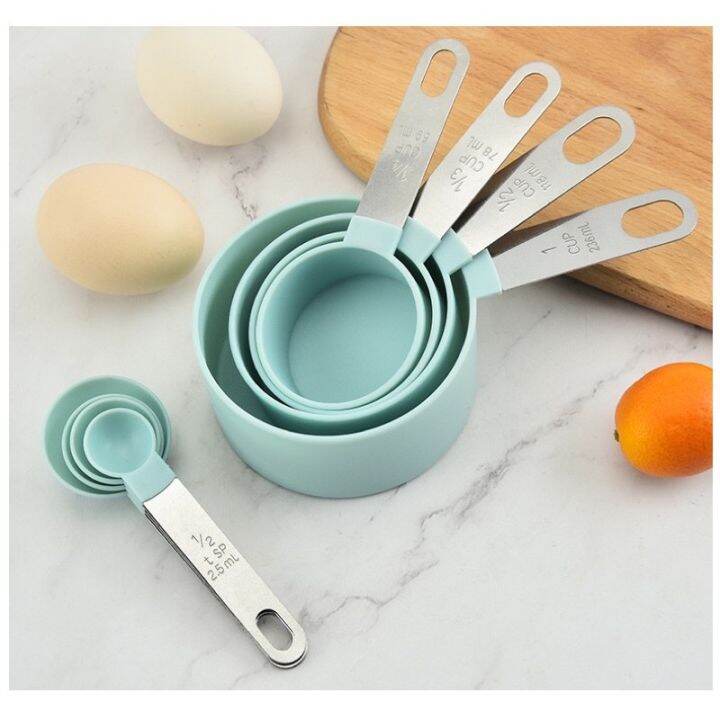 8pcs Measuring Cups and Measuring Spoons for Baking Cooking | Lazada PH
