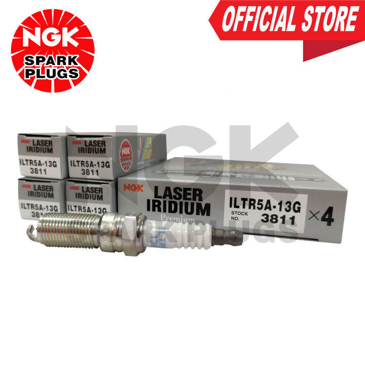 NGK ILTR5A-13G Laser Iridium Spark Plug for FORD Fiesta, Escape and Focus 1.6 2010-2013 Set of 4 ...