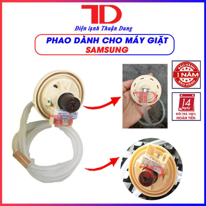 Phao máy giặt Samsung, LG, van áp lực áp suất cảm biến mức nước trong ...
