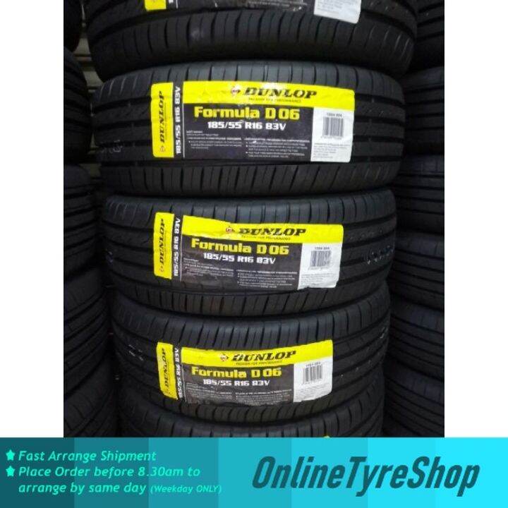 185/55/16 Dunlop Formula D06 Tyre Tayar | Lazada